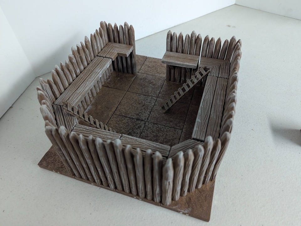 Palisade Fort [156] - Magnetic Painted Terrain Tiles | eBay