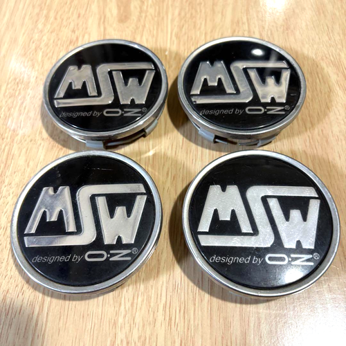 OZ MSW Aluminum Wheel Center Caps Set 4pcs 75mm C-F82 Used JDM | eBay