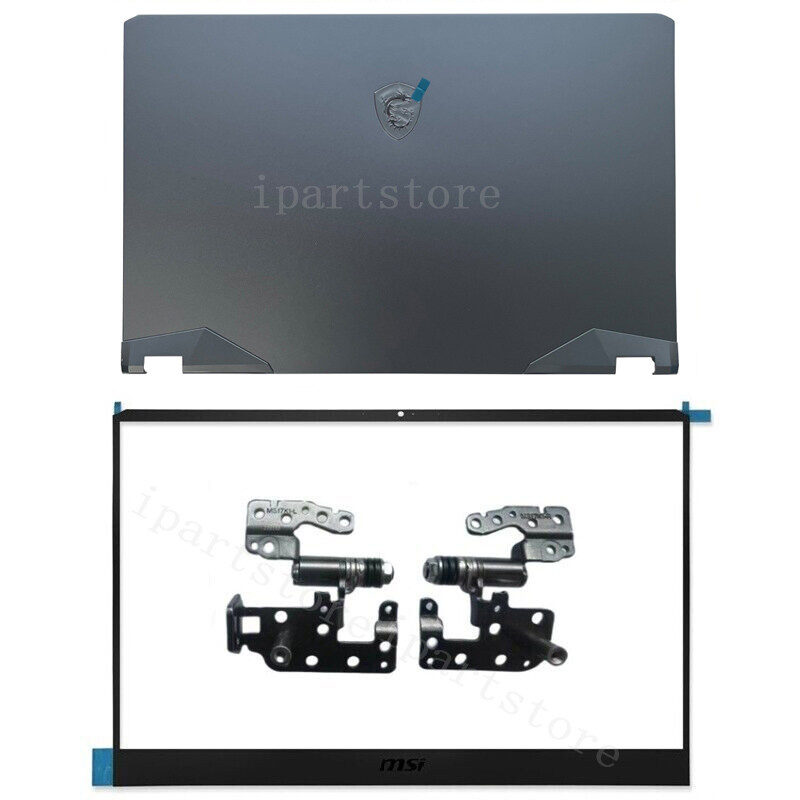 New LCD Back Cover&Front Bezel&Hinges For MSI GE76 Raider 10UE 11UE MS ...