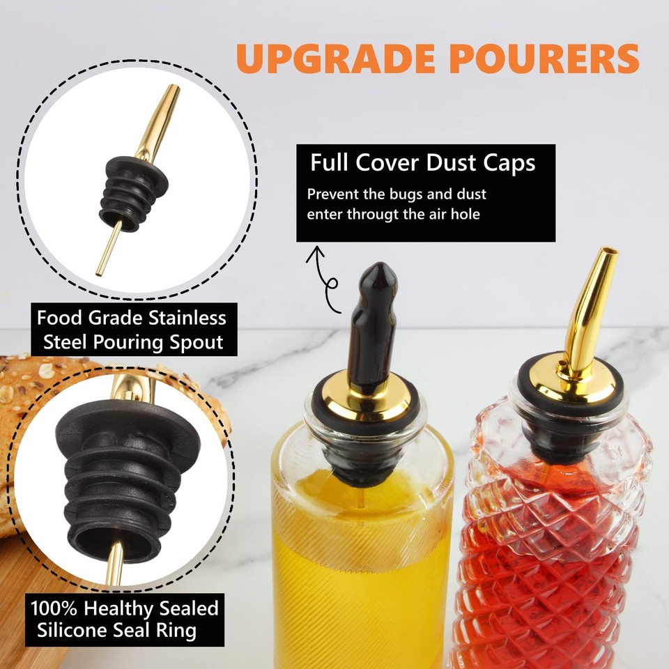 Syrup Dispenser Bottles Set 3 Packs 5 Oz Simple Small Syrup Bottles Set ...