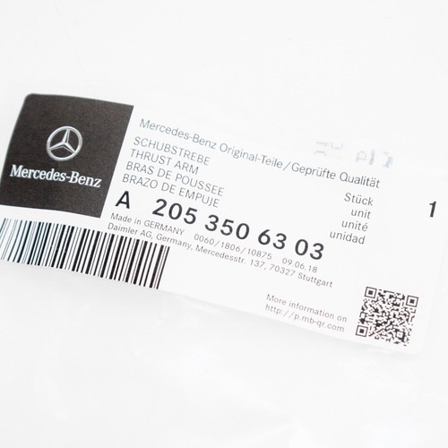 OEM MERCEDES-BENZ C-CLASS W205 REAR LEFT RIGHT WISHBONE A2053506303 08 ...