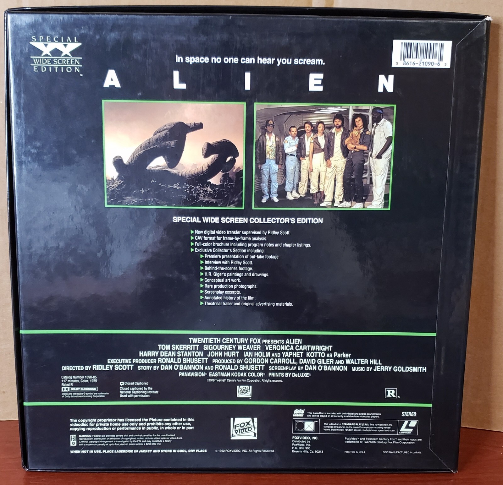 Alien (Laserdisc) NO SCRATCHES CLEAN 86162109065| eBay