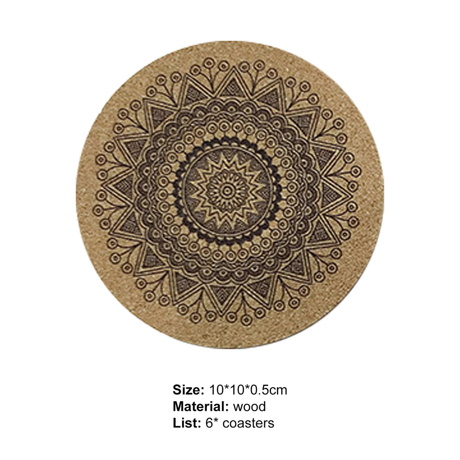 1 Set Cup Coaster Creative Decorative Beautiful Nordic Style Cup Pad ...