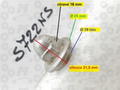 Aluminum Threaded Cap with External Hex Head Key 16mm for Motorcycle D ...