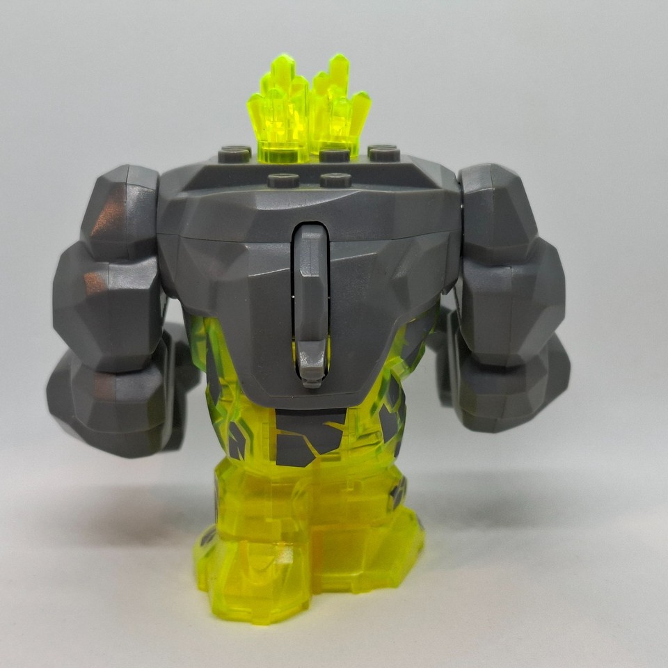 Lego - Rock Monster Geolix, Large Trans-Neon Green - Genuine Minifigure ...