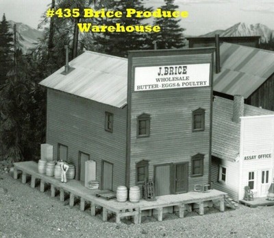 Campbell Scale Models HO J Brice Produce Warehouse 435 | eBay