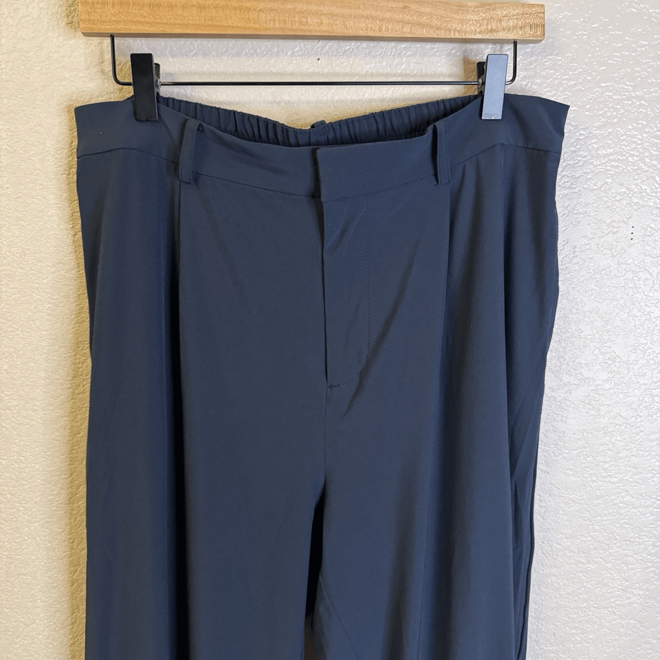 Vuori Villa Trouser Womens XL Navy Long Wide Leg Pants VW4086 Travel ...