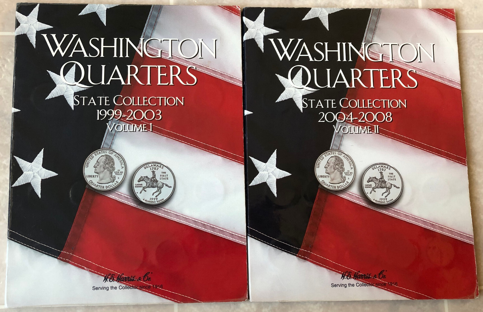 WASHINGTON QUARTERS STATE COLLECTION 1999-2008 VOLUME 1&2 ALBUMs ~ 100 ...