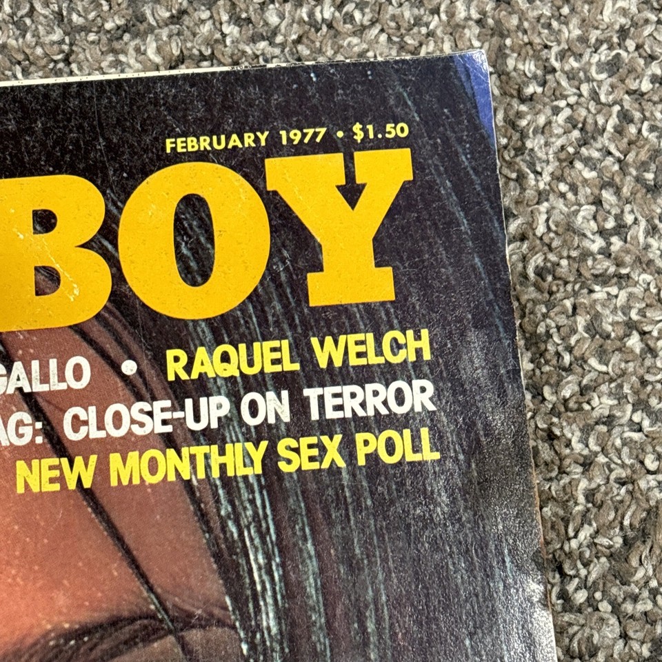 Playboy Magazine - February 1977 Issue w/ Playmate Star Raquel Welch | eBay