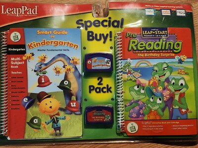 LeapPad Smart Guide To Kindergarten Pre Reading Birthday Surprise 2pk ...