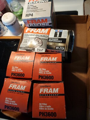 LOT OF OIL FILTERS Fram PH3600,TG 2,HP4 ,M1-212A | eBay