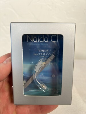 Naida CI T-MIC 2 + Earhook CI-5835 CI-5710 Advanced Bionics Brand New ...