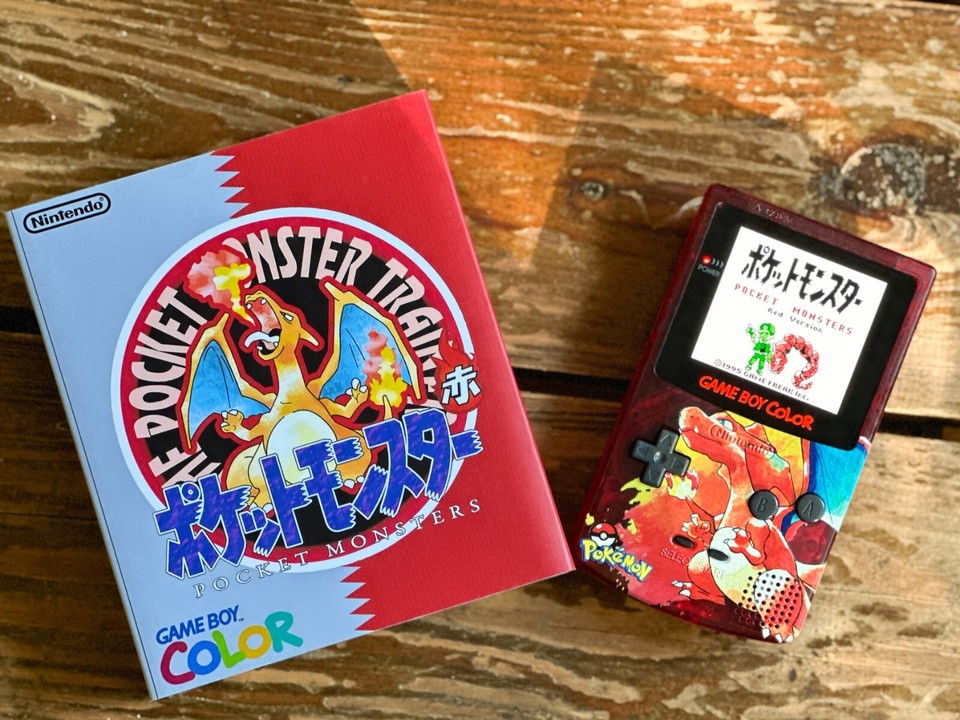 Nintendo Game Boy Color GBC AMOLED OLED Backlit LCD Pokemon System UV ...