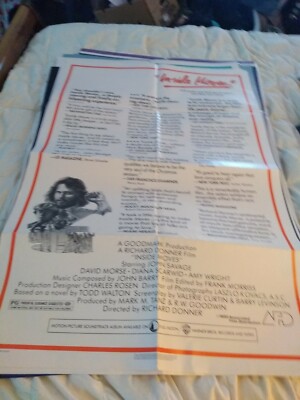Inside Moves - Original ONE Sheet Movie Poster | eBay
