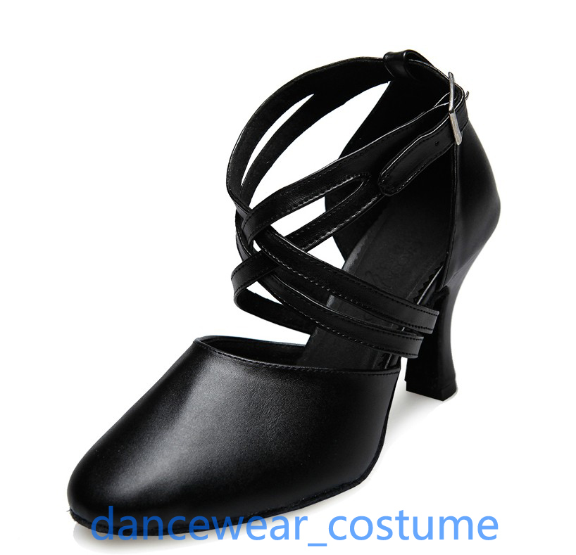 Ladies Samba Ballroom Latin Tango Waltz Modern Salsa Dance Heels Shoes ...