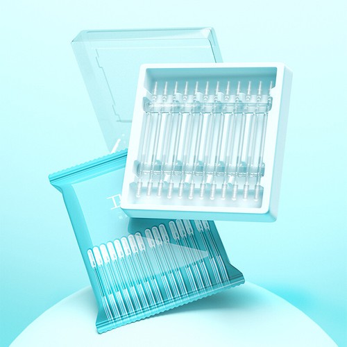 24pcs/Box Disposable Sticky Ear Swabs Pick Ear Cleaner Soft Ear Wax ...