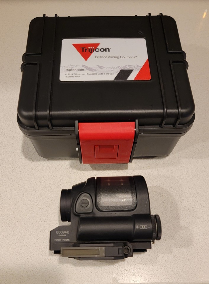 Trijicon SRS Red Dot Sealed Solar Reflex Sight w/LED & Quick Release ...