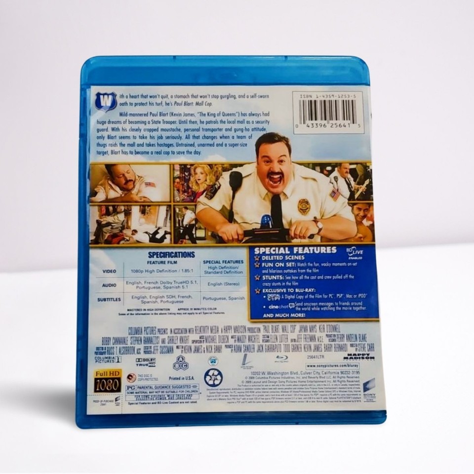 Paul Blart: Mall Cop Blu-ray DVD 2009 Kevin James | eBay