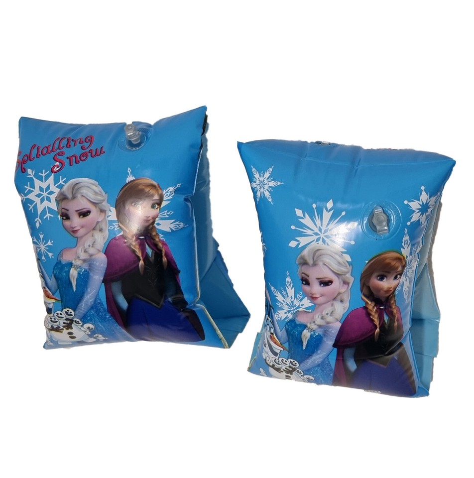Frozen Inflatable Arm Bands Armbands Swimming Pool Swim Aid Kids Float ...