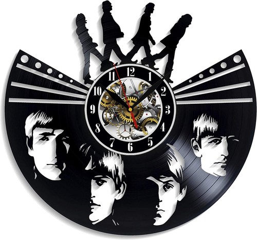 The Beatles Vinyl Wall Clock - Retro Decor - Unique Home Accent ...