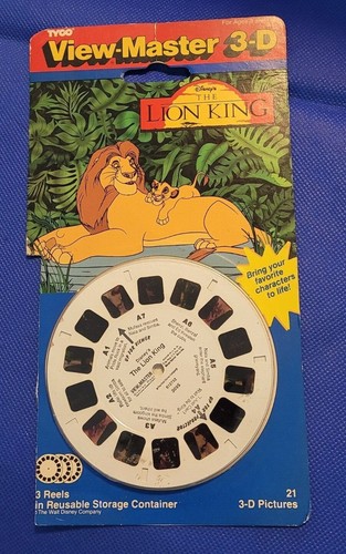 OPENED Disney Disney's The Lion King Movie view-master 3 Reels Pack ...