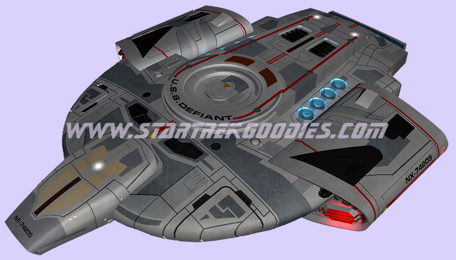 Star Trek: Deep Space Nine VINYL Decal/Sticker Cut-Out USS DEFIANT NX ...