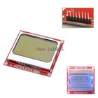 2PCS 84x48 Nokia LCD Module Blue Backlight Adapter PCB Nokia 5110 LCD ...