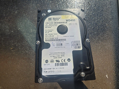 Western Digital Caviar WD400BB 40GB IDE Hard Drive | eBay