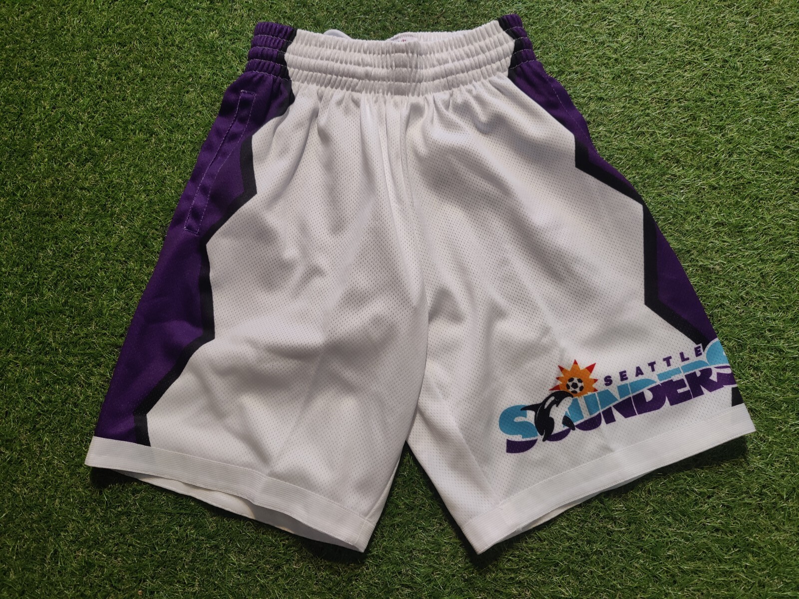 Seattle Sounders MLS Soccer Mitchell & Ness Mens Mesh Shorts XS NWT ...