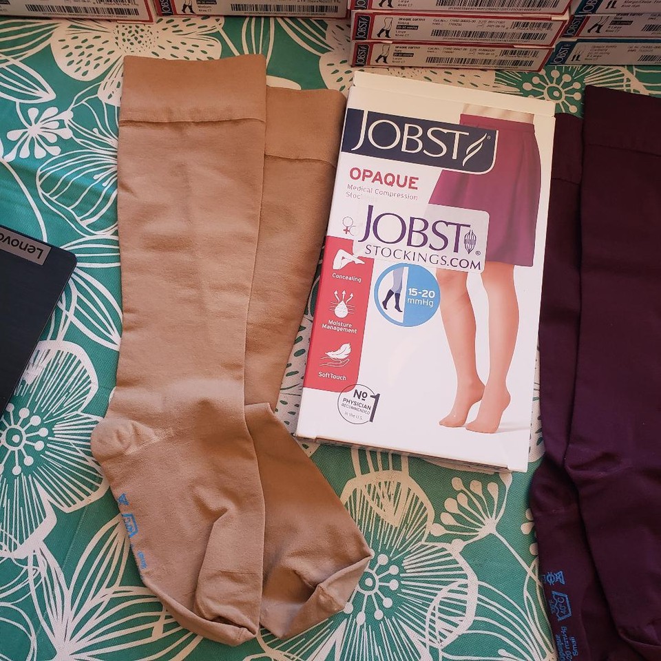 Jobst Opaque Soft Fit CT 15-20 20-30 30-40 Compression Knee Stockings ...