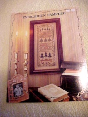 1986 The Sampler House EVERGREEN SAMPLER Cross Stitch Pattern Graph | eBay