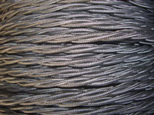 vintage fabric covered lighting cable 28 colours 0.5mm2 | eBay UK