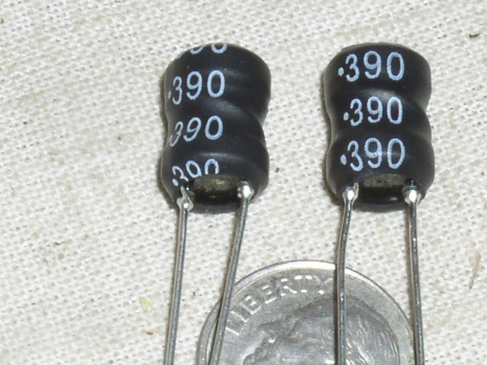 2 BOURNS RLB9012-390KL PC MOUNT 39UH 39 UH 1.85A 390 FERRITE POWER ...