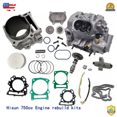 Hisun 750 Cylinder Head Assy EFI Engine Rebuild Kit Coleman Challenger ...
