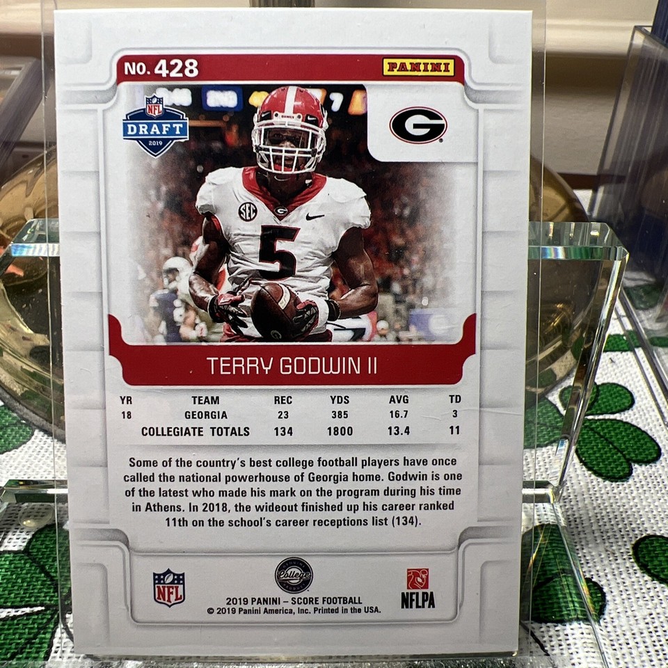 2019 Score #428 Terry Godwin II Rookie Georgia Bulldogs | eBay