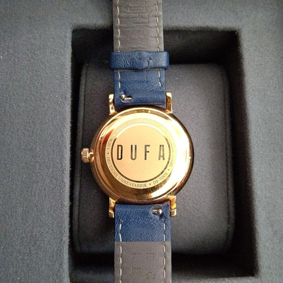 Dufa+Watch+DF-7001-0F+Gropius+Blue+Round+Face+Japan for sale online | eBay