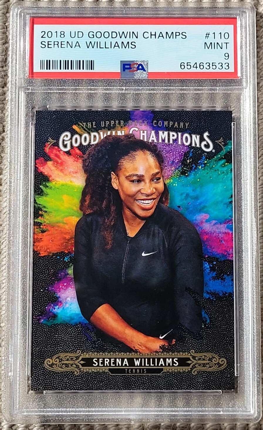 2018 Goodwin Champions -- SERENA WILLIAMS -- #110 -- PSA 9 !! -- Low ...
