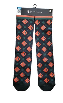 Miami Hurricanes Dress Socks Strideline Licensed NCAA Wear | eBay