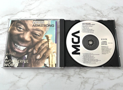 Louis Armstrong What A Wonderful World CD EARLY DISCTRONICS PRESS! MCAD ...