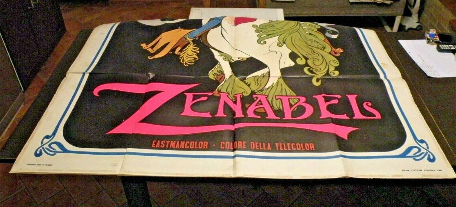 gigantografia ZENABEL (1969) G.DE GRAZIA C.DAVRAY A.DE SIMONE tipo MANIFESTO | eBay
