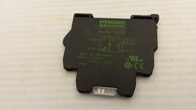 MURR 52506 OCTO-COUPLER MODULE IN-130 VAC/DC OUT 48VDC/0,5A NNB | eBay