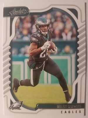 MILES SANDERS PHILADELPHIA EAGLES 2022 Panini Absolute Football ROOKIE ...