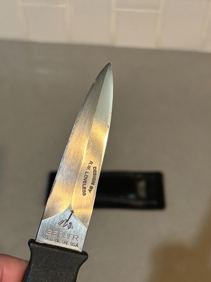 Vintage Gerber Guardian Boot Knife Dagger Loveless Design VERY EARLY ...