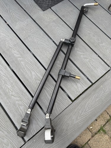 Guru Rive Feeder Arm extending top and butt rest threads double bracket for stab | eBay UK