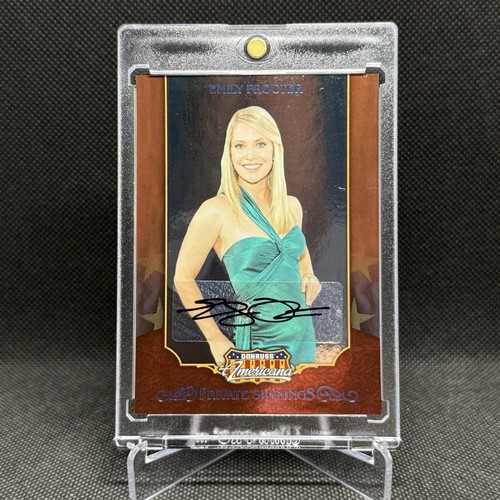 Emily Procter 2009 Donruss Americana Private Signings Autograph Auto 32 ...