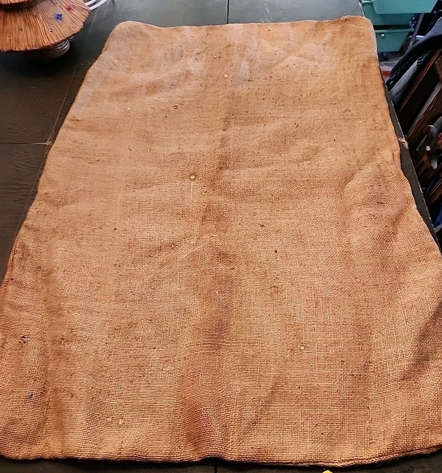 Vintage POULTRY & LIVESTOCK Burlap FEED SACK 100 LB Chicago IL Sewing ...