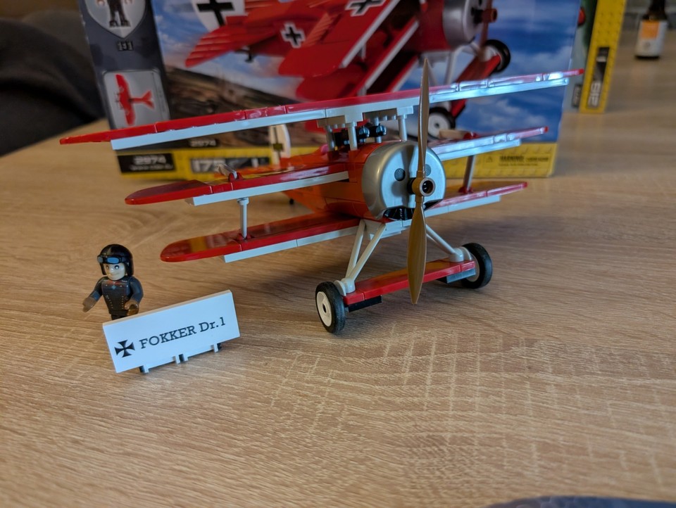 Cobi 2974 Fokker DR1 Roter Baron Erstausgabe neu und OVP | eBay.de