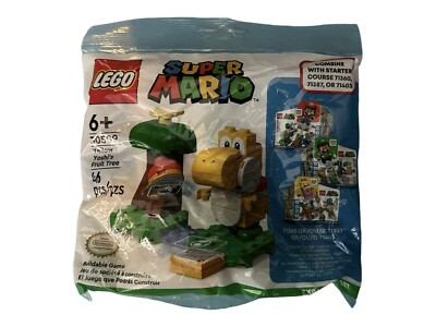 LEGO Super Mario: Yellow Yoshi’s Fruit Tree Expansion Set (30509 ...
