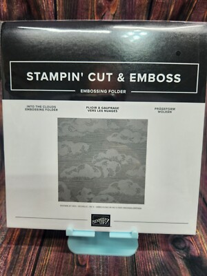 Stampin' Up! INTO THE CLOUDS Embossing Folder 6 X 6 1/4 NEW | eBay