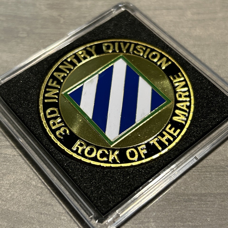 3RD Infantry Division US Army Challenge Coin "Rock of the Marne" FT ...